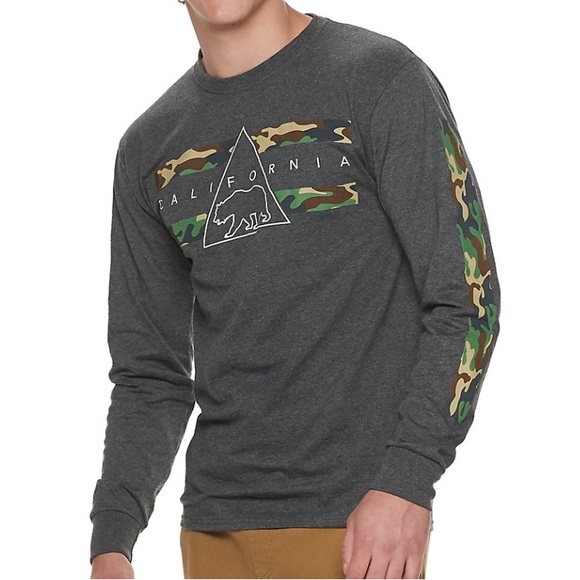 urban pipeline | Shirts | Mens Urban Pipeline California Camo Long ...